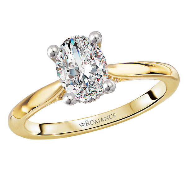 Hidden Halo Semi-Mount Diamond Engagement Ring – Thompson Jewelers